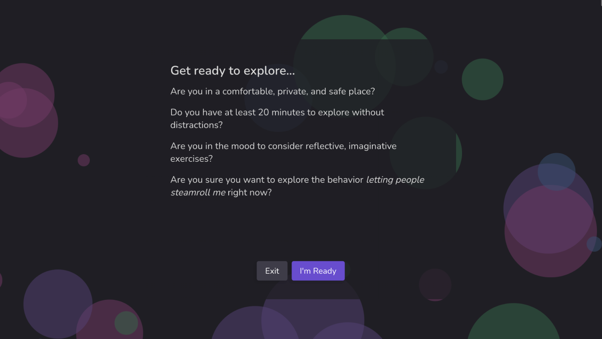 A Walkthrough of Lucidly: Technology for Navigating Life